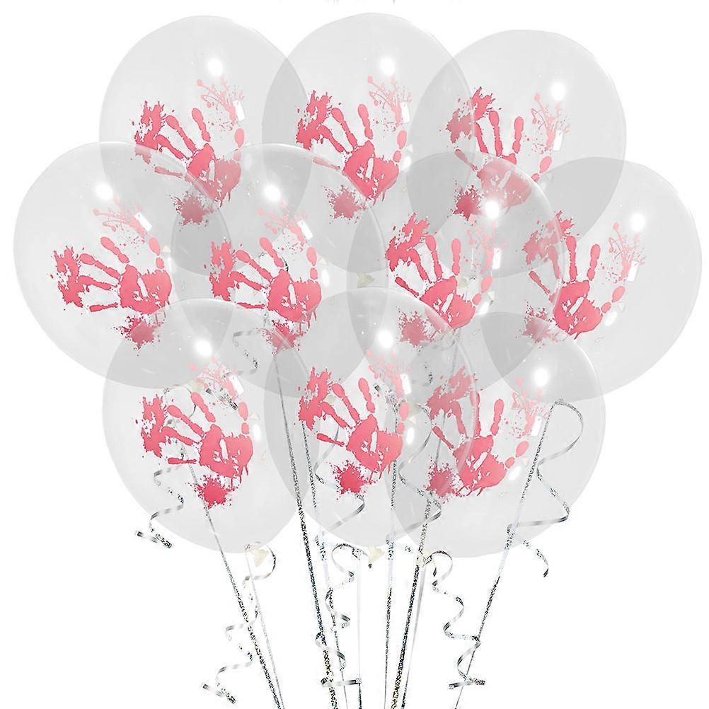 Baloni za rojstni dan za noč čarovnic, prozoren balon iz lateksa za ...